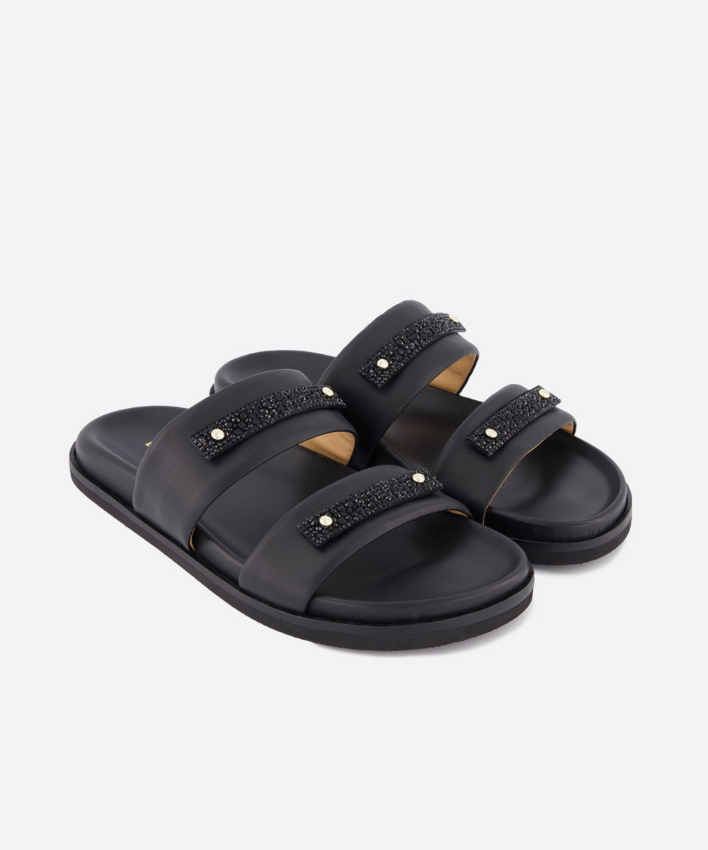 Prisma Slide Sandals - Black